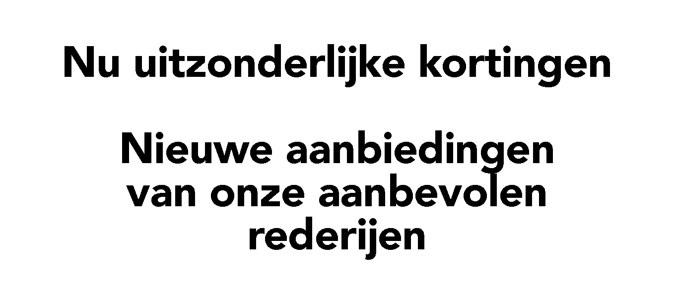 Profiteer nu I cruisestyle.be I Cruises 2026 - 2027